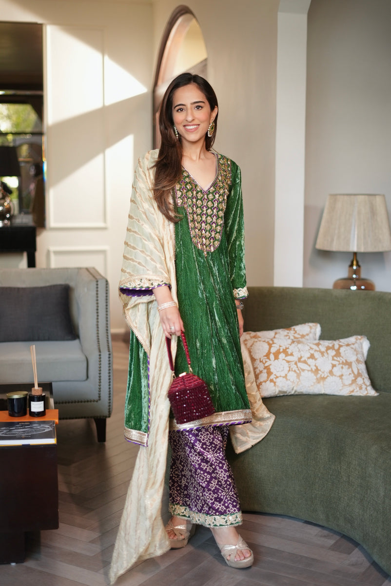 FEROZA - EMERALD GREEN – mustard moon